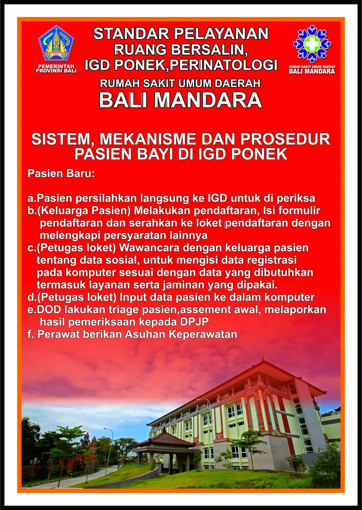 STANDAR PELAYANAN RUANG BERSALIN, IGD PONEK DAN PERINATOLOGI – Rumah ...